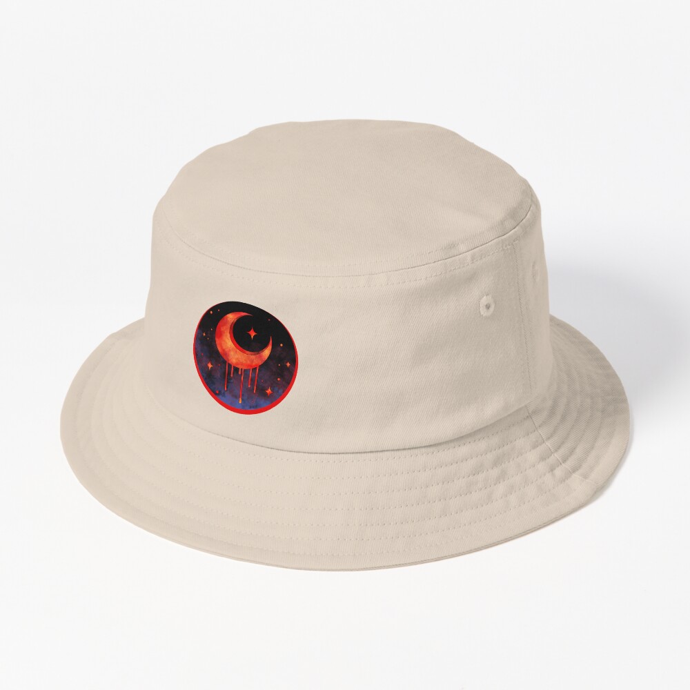 "Blood Red Crescent Moon bleeding dripping among stars" Poster for Sale ...