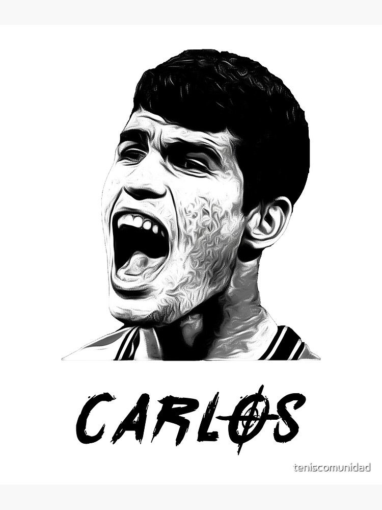 "Carlos Alcaraz tennis" Poster by teniscomunidad | Redbubble