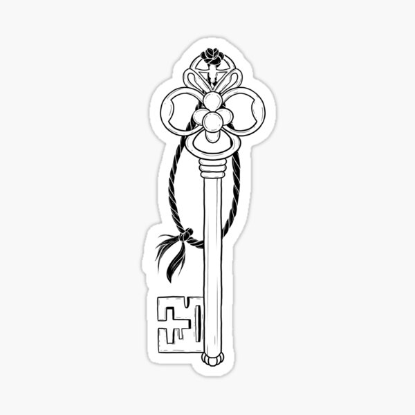 "Old Keys" Sticker for Sale by ceceYamashita | Redbubble