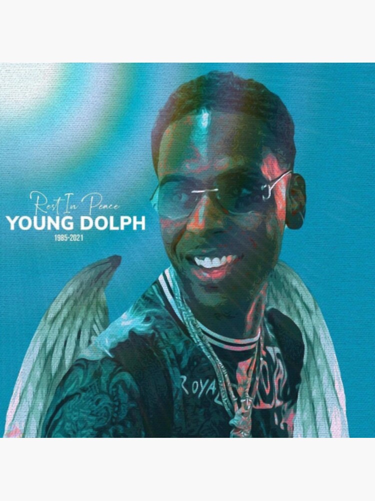 "Young Dolph Rapper" Sticker for Sale by HoltFabian | Redbubble