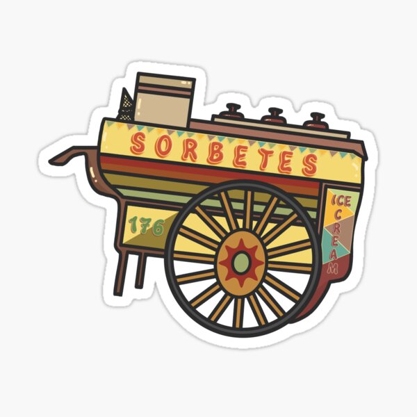 "sorbetes" Sticker for Sale by defpoint | Redbubble