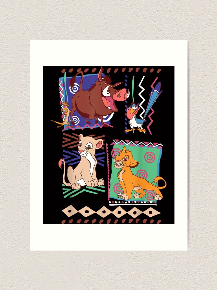"Lion King Simba And Timon Graphic " Art Print for Sale by tarynhollo ...