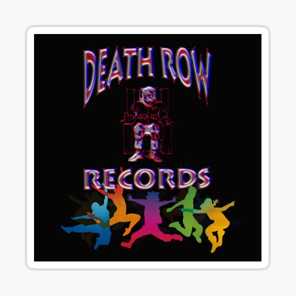 "Death Row Records" Sticker by huytanclub | Redbubble