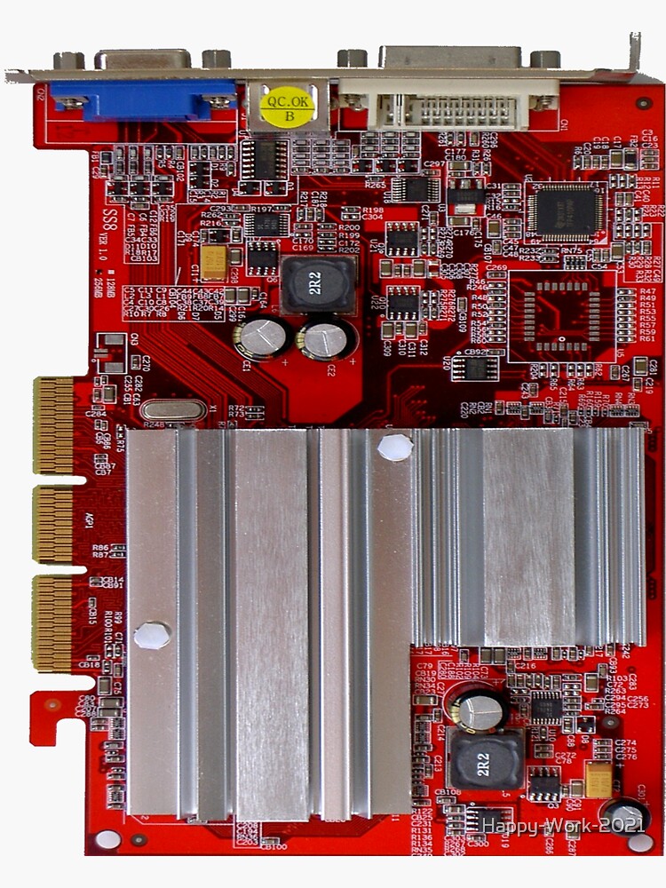"Graphics card / computer / technology / chip" Sticker for Sale by ...
