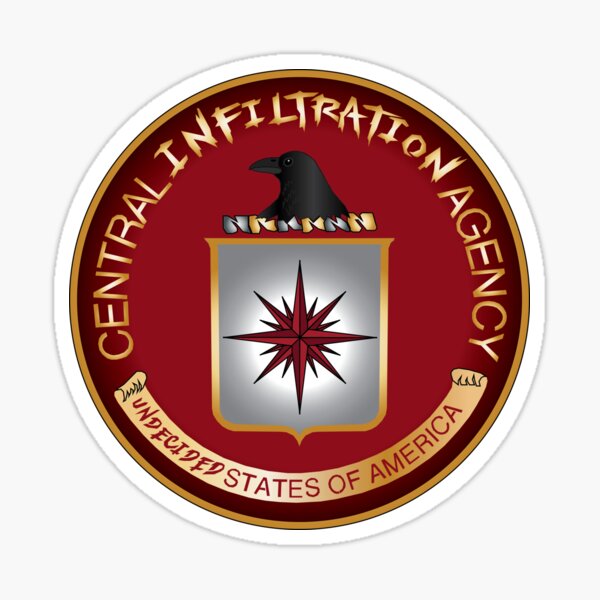 "Central Infiltration Agency" Sticker by SoulHole | Redbubble