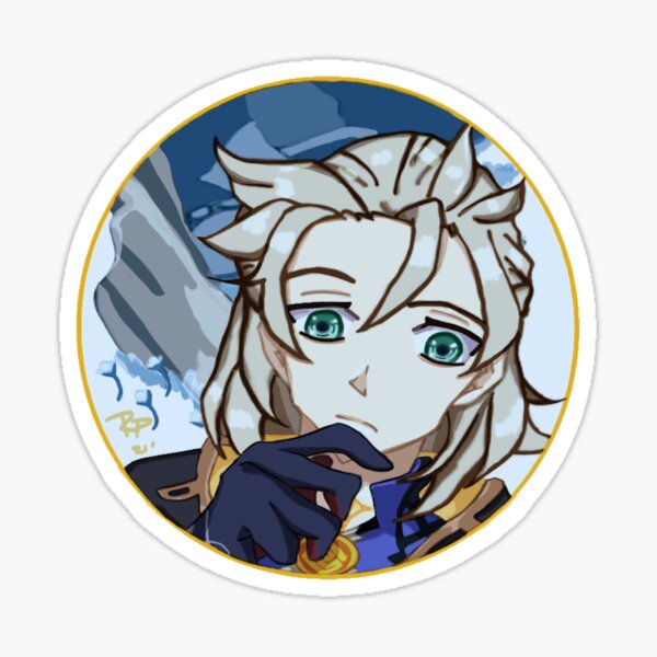 "Albedo GI" Sticker by Gamergirlfan89 | Redbubble