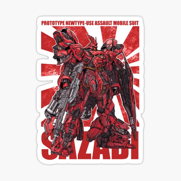 "Sazabi (Custom Drawing) Classic T-Shirt" Sticker for Sale by ...