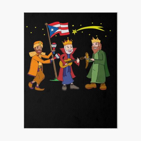 Lámina rígida «Puerto, Rico, Navidad, Tres, Reyes, Magos, Three, Wise ...