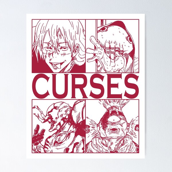 "Curses" Poster for Sale by Jfrawggs-Bog | Redbubble