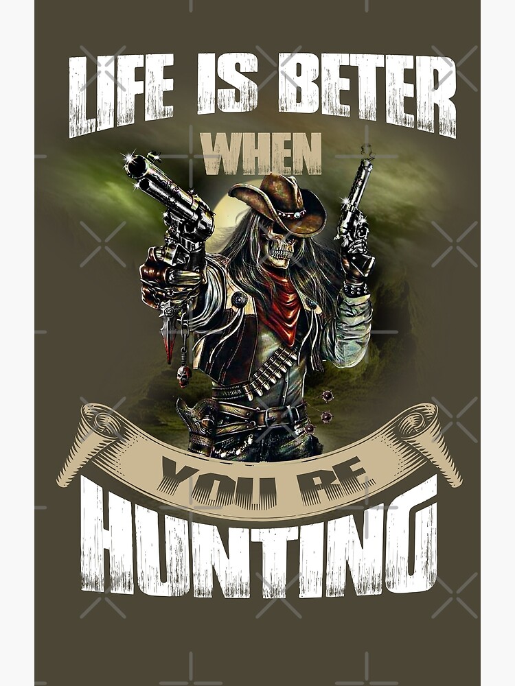 "Grim Reaper Hunter" Poster for Sale by SilvinaNoemi | Redbubble