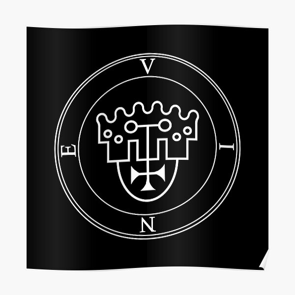 "Vine - Goetia (white)" Poster for Sale by Shadow-Kingdom | Redbubble