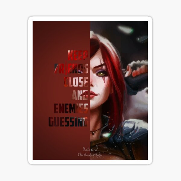 "LOL Katarina" Sticker by TEHAGE | Redbubble