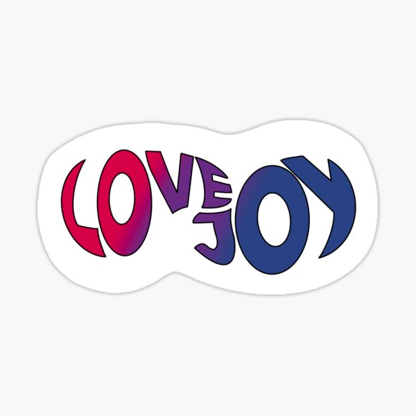"Lovejoy Pride Bi" Sticker for Sale by AshesOfArt | Redbubble