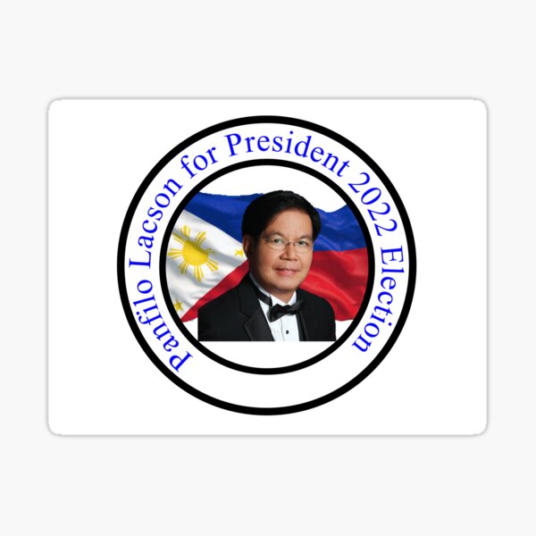 "Lacson for President 2022" Sticker for Sale by rnlpbl | Redbubble