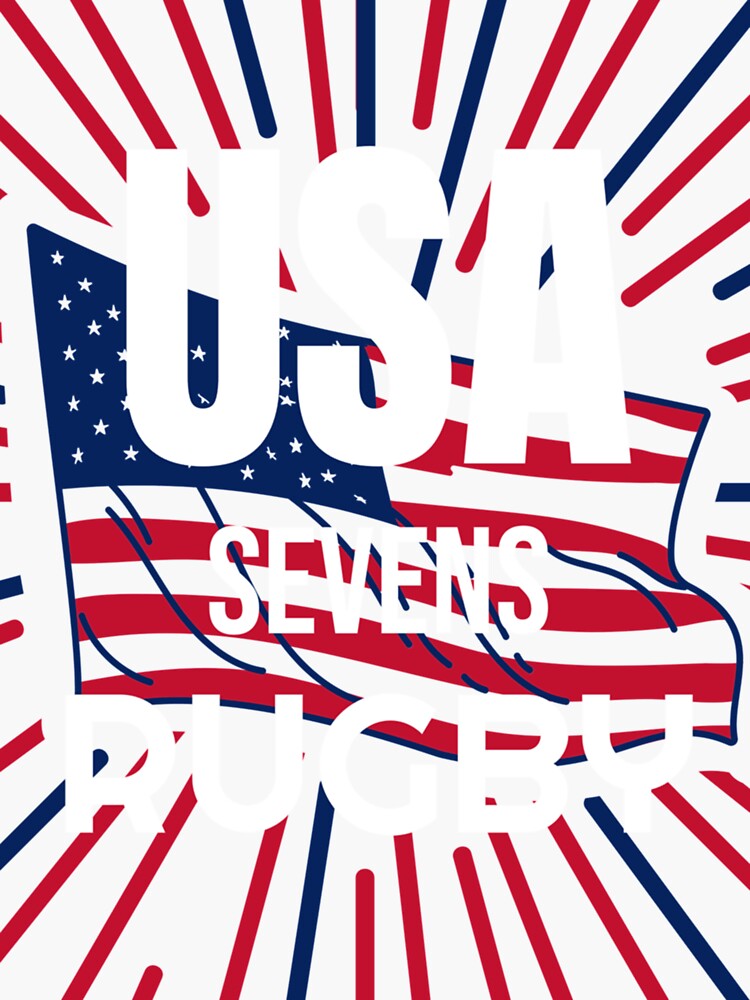"usa sevens rugby usa rugby " Sticker for Sale by TShirtGeners | Redbubble
