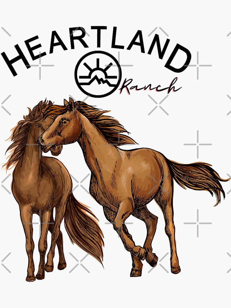 "Heartland Ranch, Heartland Horse" Sticker for Sale by STARPULL | Redbubble