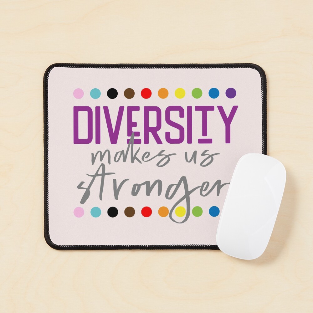 "Diversity Makes Us Stronger Rainbow Colors" Poster for Sale by ...