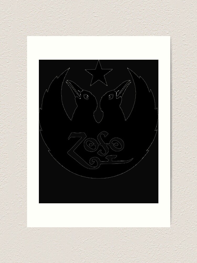 "Zoso Band Logo The Black Crowes Top Sell Classic T-Shirt.png" Art ...