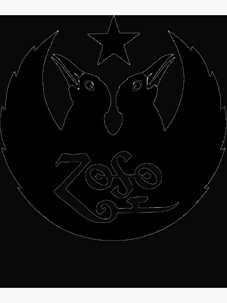 "Zoso Band Logo The Black Crowes Top Sell Classic T-Shirt.png" Art ...