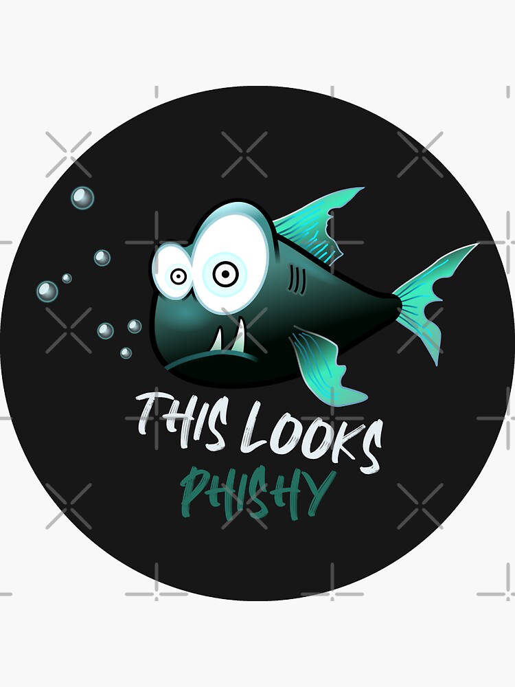 "This Looks Phishy" Sticker for Sale by Emoceanly | Redbubble