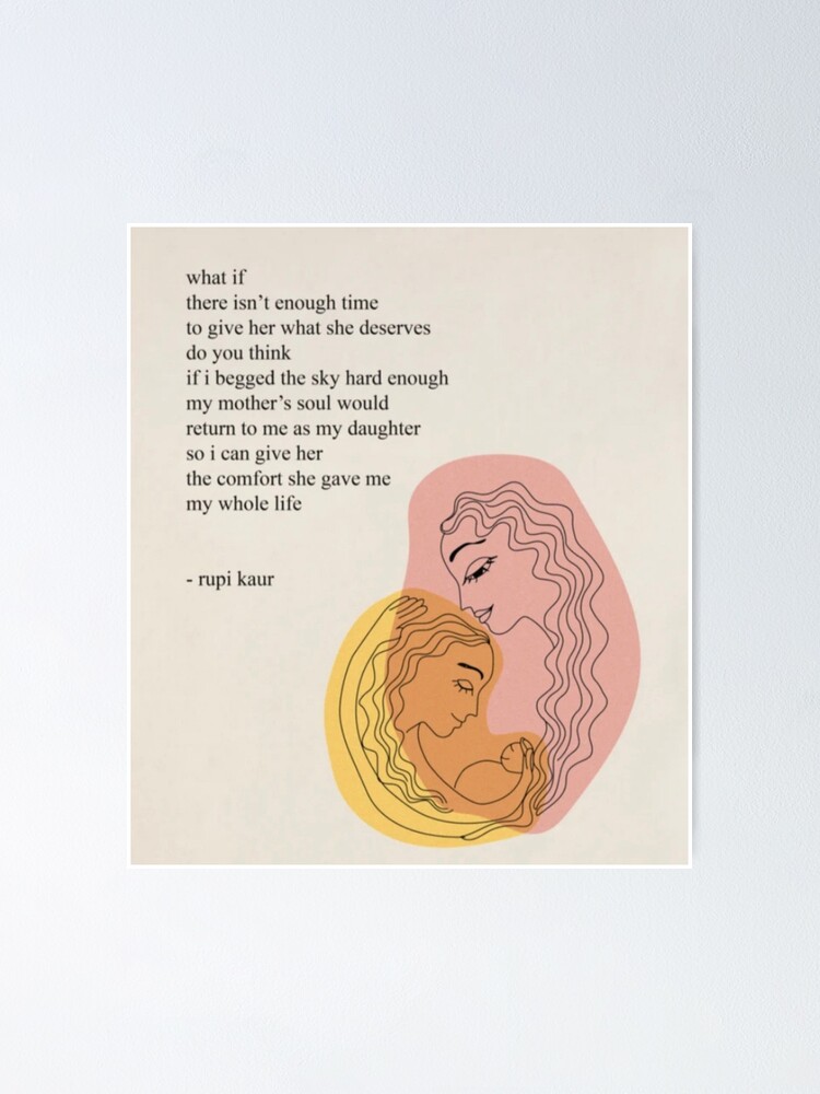 "Poem by rupi kaur" Poster for Sale by Freyyyaaa | Redbubble