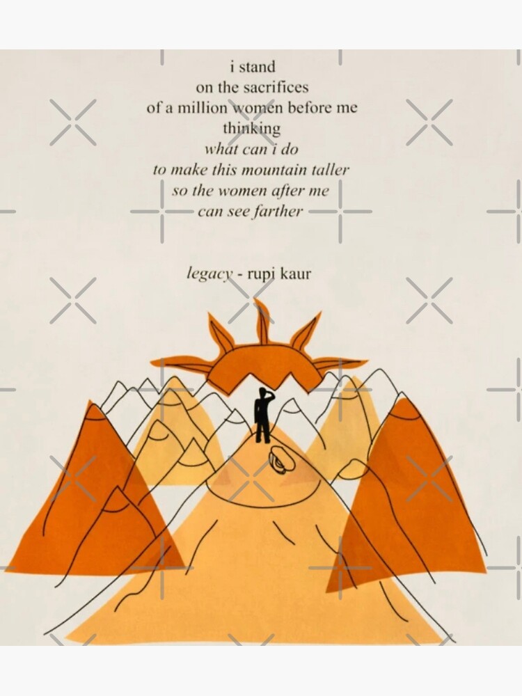 "Poem by rupi kaur" Poster by Freyyyaaa | Redbubble