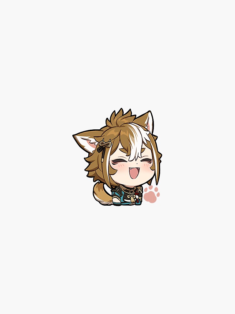 "gorou genshin impact sticker" Sticker for Sale by outerscience | Redbubble