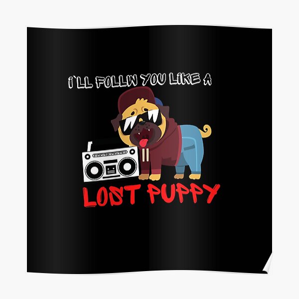 "puppy rapper" Poster by Hoetoons | Redbubble
