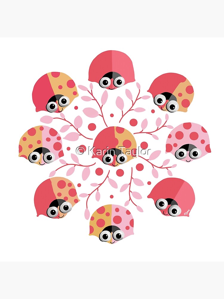 "A Loveliness of Ladybirds Watermelon Coconut" Poster for Sale by karin ...