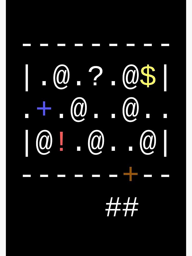 Clone Party Ascii Poster For Sale By Wpahat Redbubble