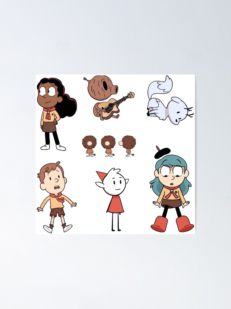 "Hilda Stickers pack" Poster by EDVSE | Redbubble