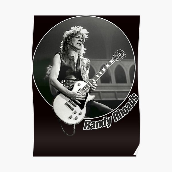"Randy Rhoads T-shirt classique" Poster for Sale by SarahWhitfield ...
