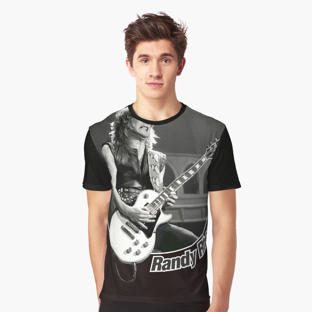 "Randy Rhoads T-shirt classique" Sticker for Sale by SarahWhitfield ...