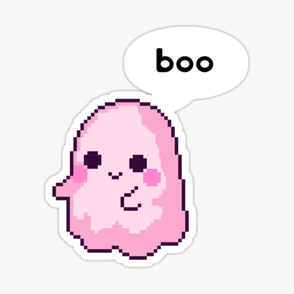 "A cute little ghost." Sticker by FedyaProduct | Redbubble