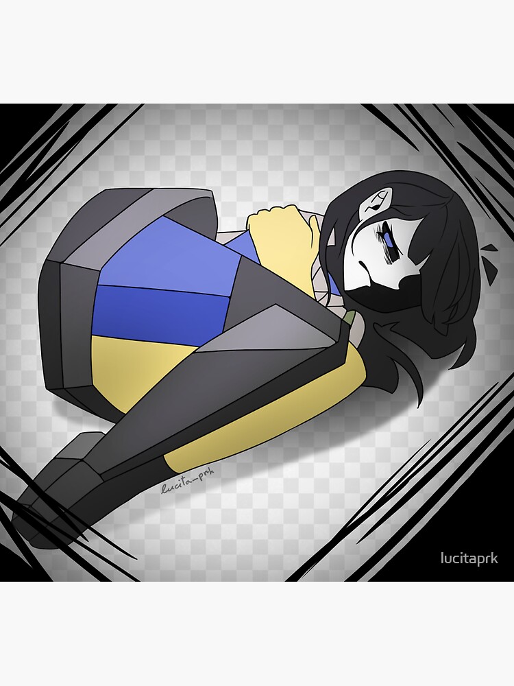 "Sad ENA" Sticker by lucitaprk | Redbubble