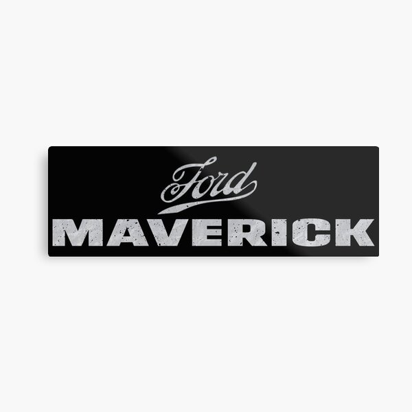 "Ford Maverick Truck Logo" Metal Print for Sale by CarShirt | Redbubble