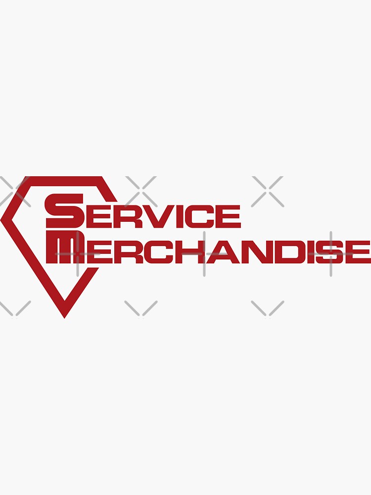 "Service Merchandise (White) | Defunct Electronics Store" Sticker for ...