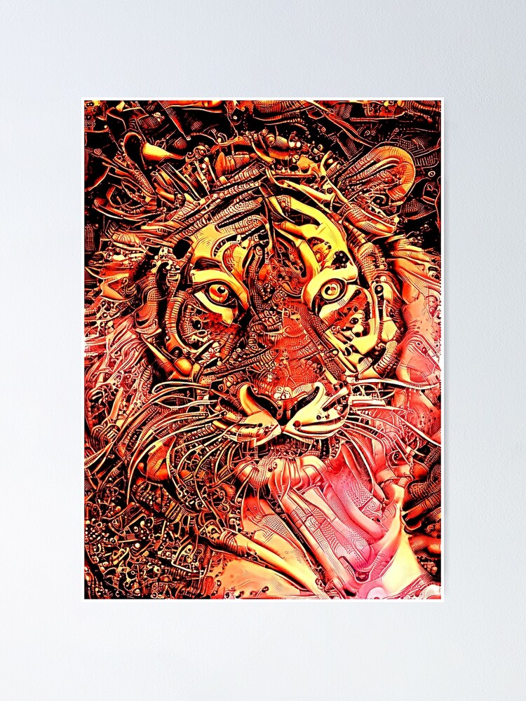 "tiger art,cute tiger art," Poster for Sale by Artrendshop | Redbubble