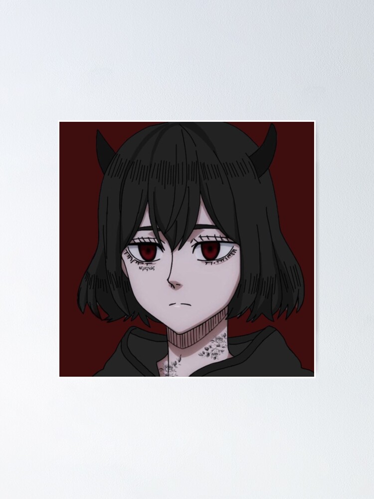 "Secre Swallowtail edgy edit Black Clover" Poster for Sale by ...