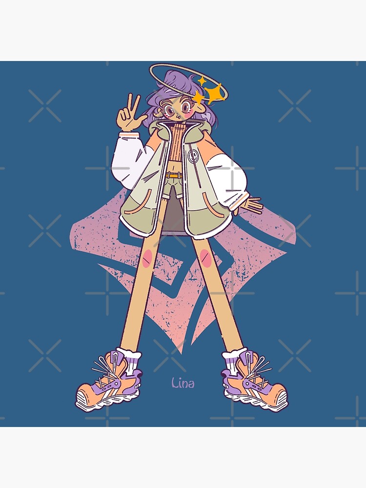 "Lina Anime Character" Poster for Sale by Twenties-Studio | Redbubble