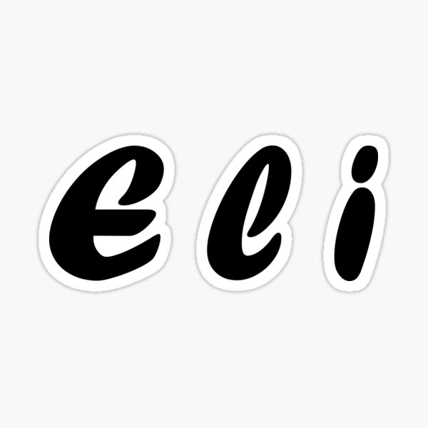 "Eli name" Sticker by gmstockstudio | Redbubble