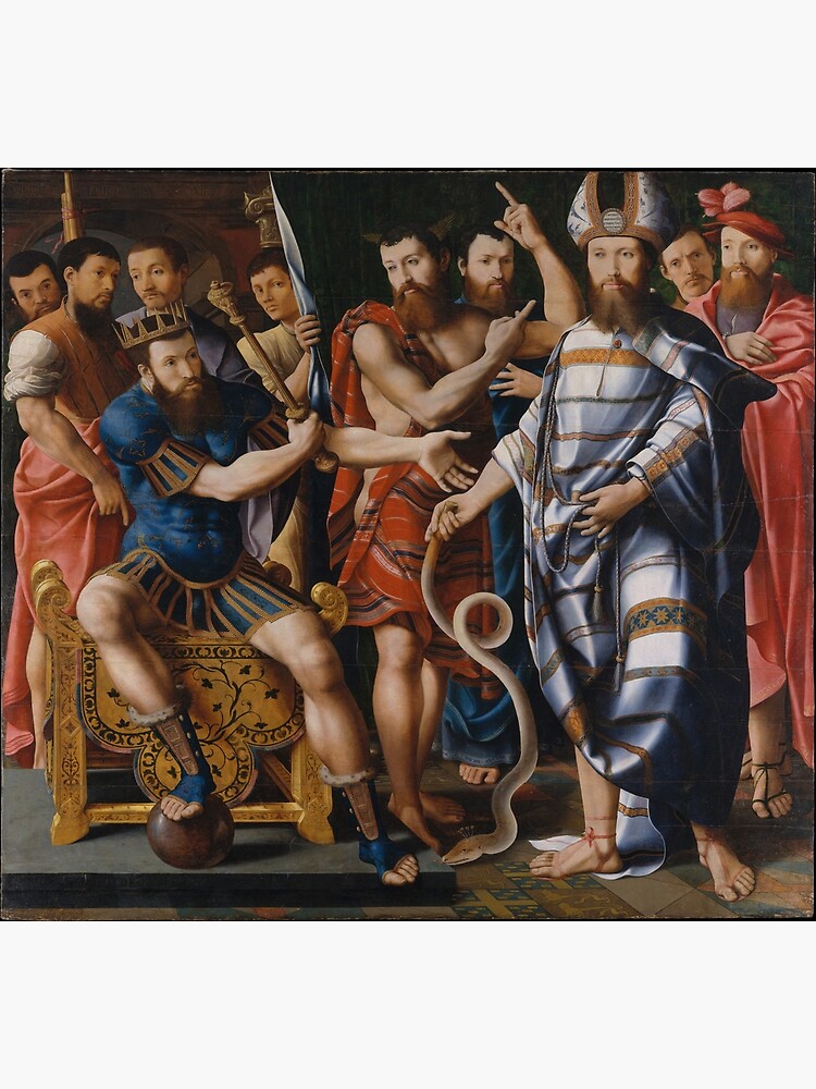 Póster «Moisés y Aarón ante el faraón: una alegoría de la familia ...