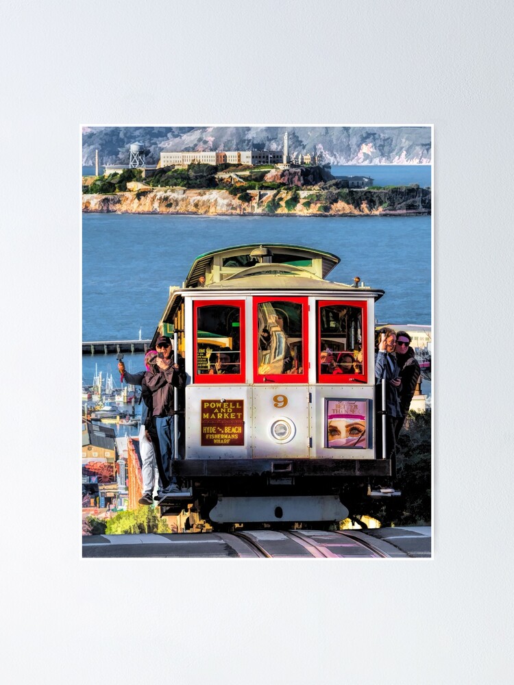 "San Francisco Cable Car" Poster for Sale by Christopher Arndt | Redbubble