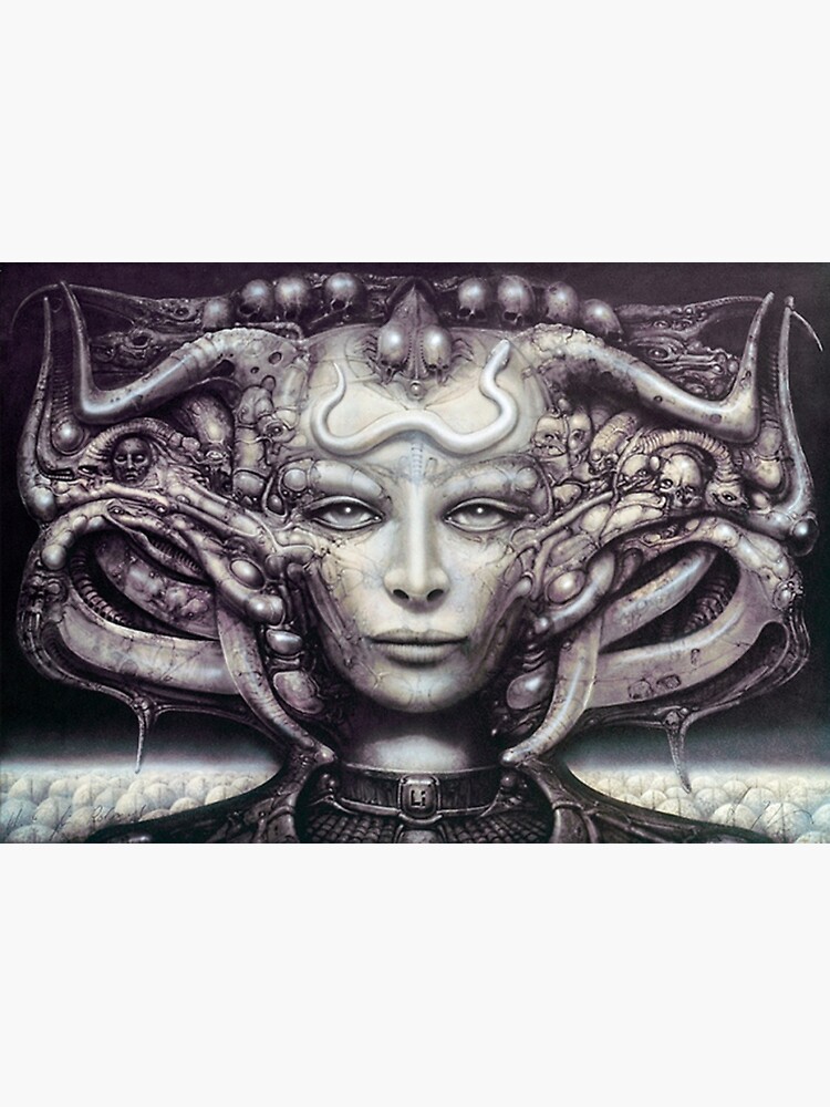 "HR Giger WomaGiger Woman and skullsn and skulls" Poster for Sale by ...