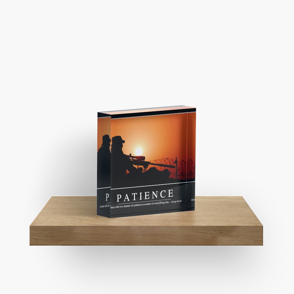 "STK107154M-Patience: Inspirational Quote and Motivational Poster ...