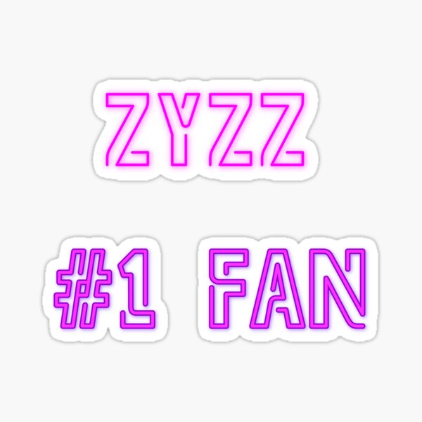 "Zyzz # 1 fan" Sticker for Sale by 2Girls1Shirt | Redbubble
