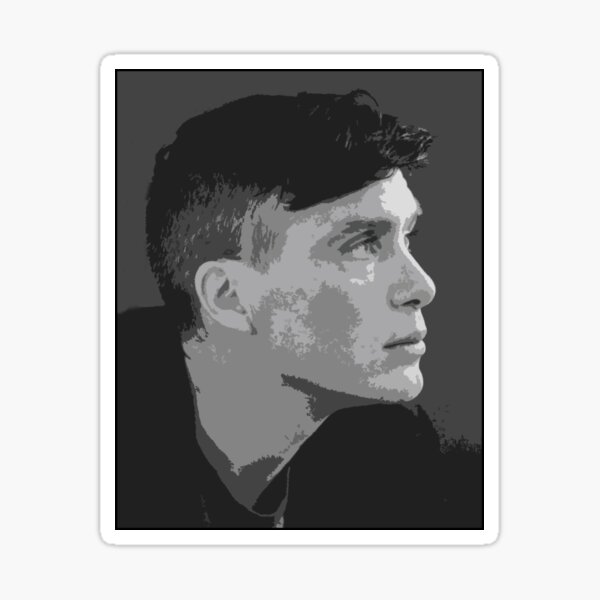 "portrait of cillian murphy" Sticker by alyaST14 | Redbubble