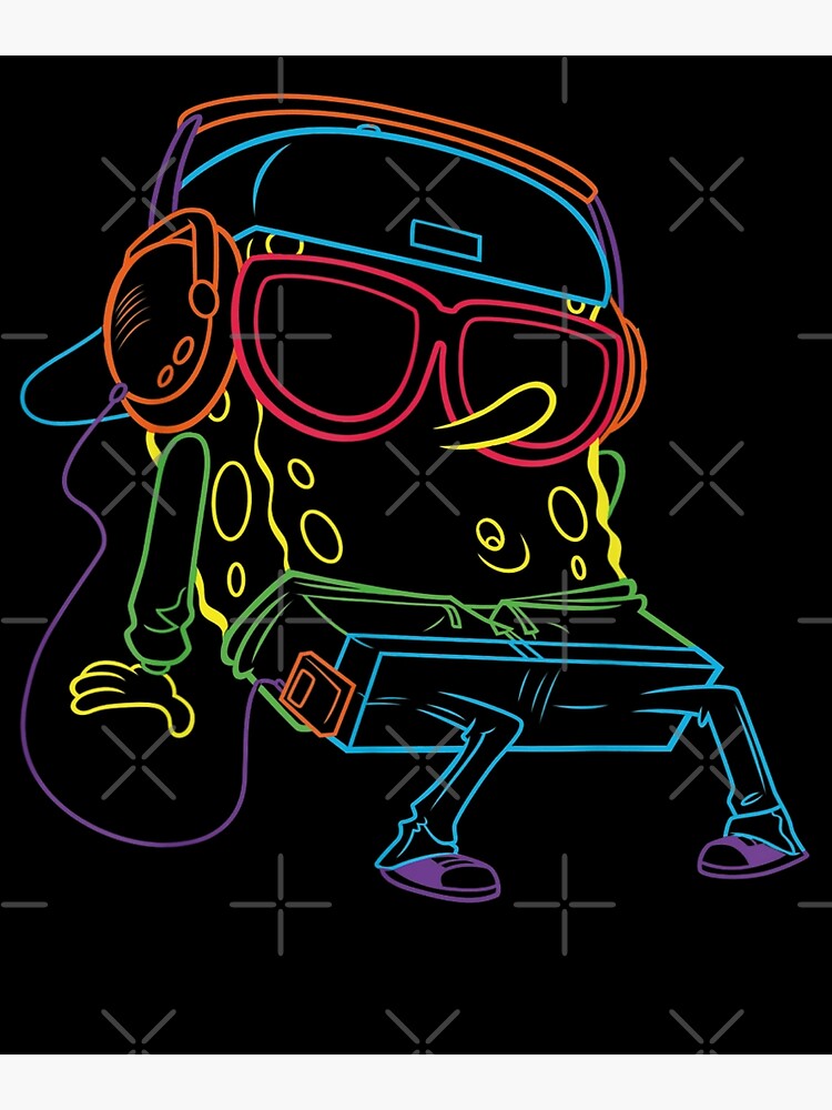 "Spongebob SquarePants Hip Hop" Poster for Sale by OldButGold-Art ...