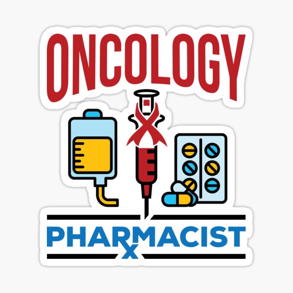 "Oncology Pharmacist Cancer Pharmacy Team" Sticker for Sale by jaygo ...