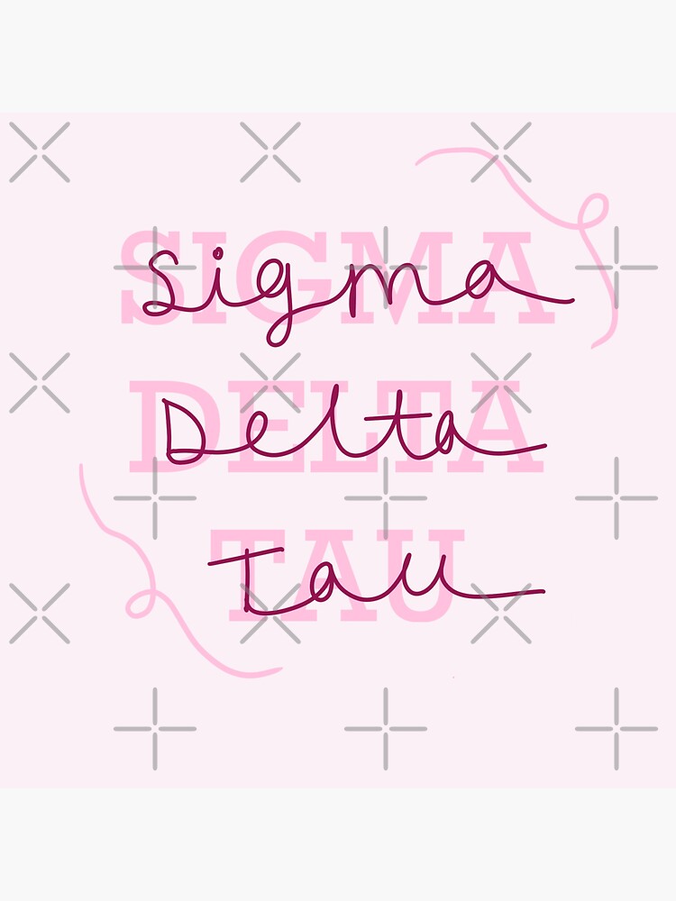 "SDT" Sticker by csippin27 | Redbubble